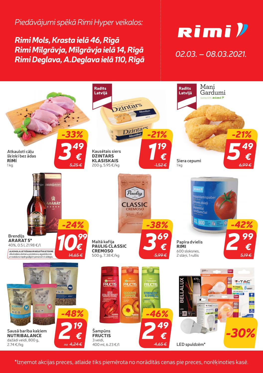 Rimi Hyper piedāvājumi Rīgā 02.03. – 08.03.2021. by Rimi - Issuu