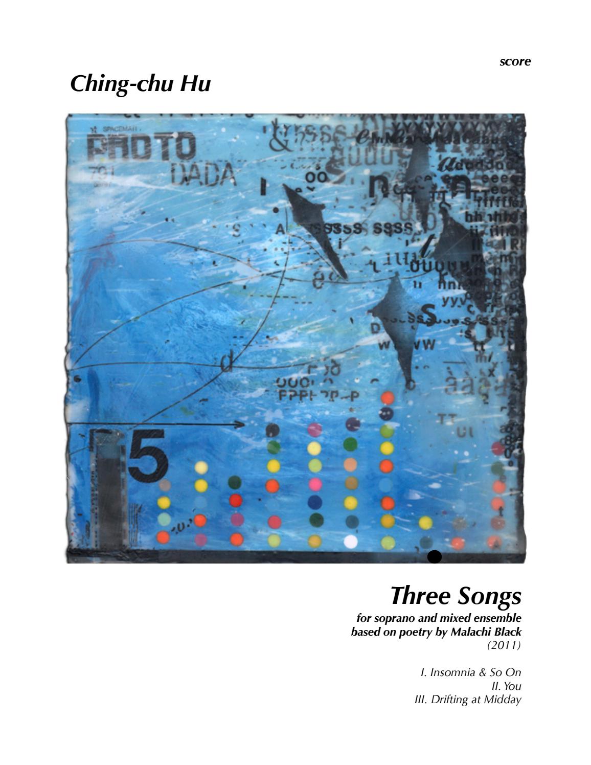Three Songs by Ching-chu Hu - Issuu