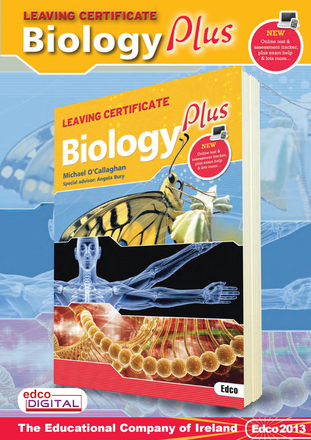 Leaving Certificate Biology Plus by Edco Ireland - Issuu