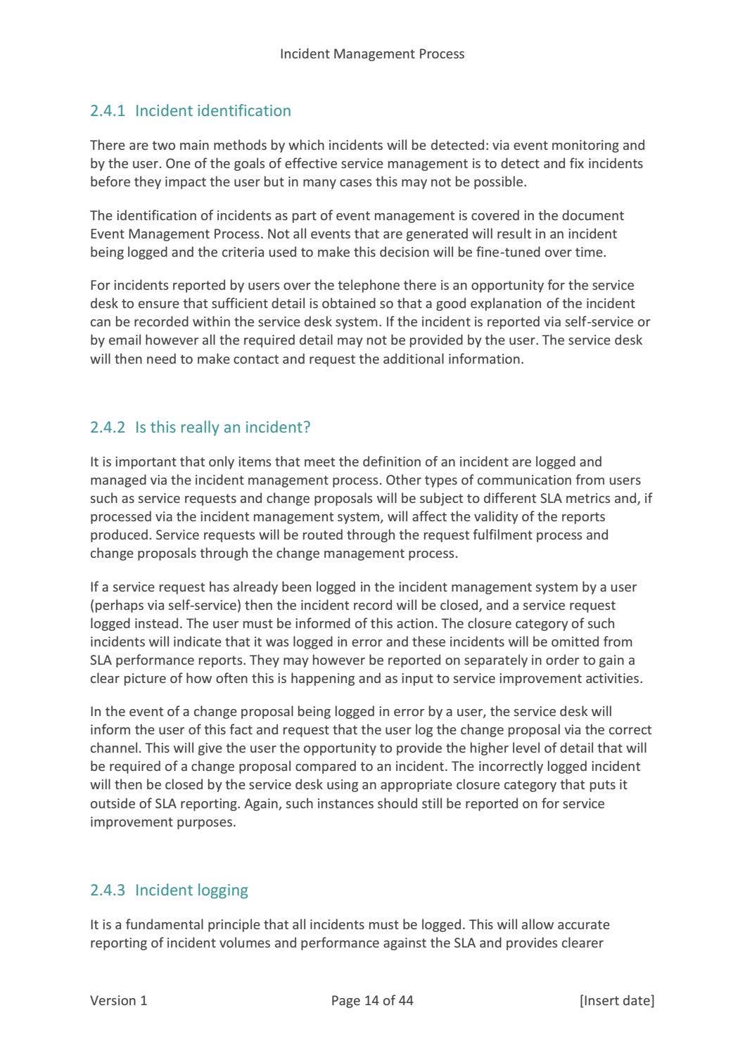 ITILSO0302 Incident Management Process by CertiKit Limited - Issuu