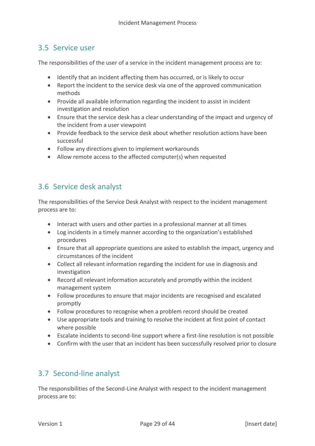 ITILSO0302 Incident Management Process by CertiKit Limited - Issuu