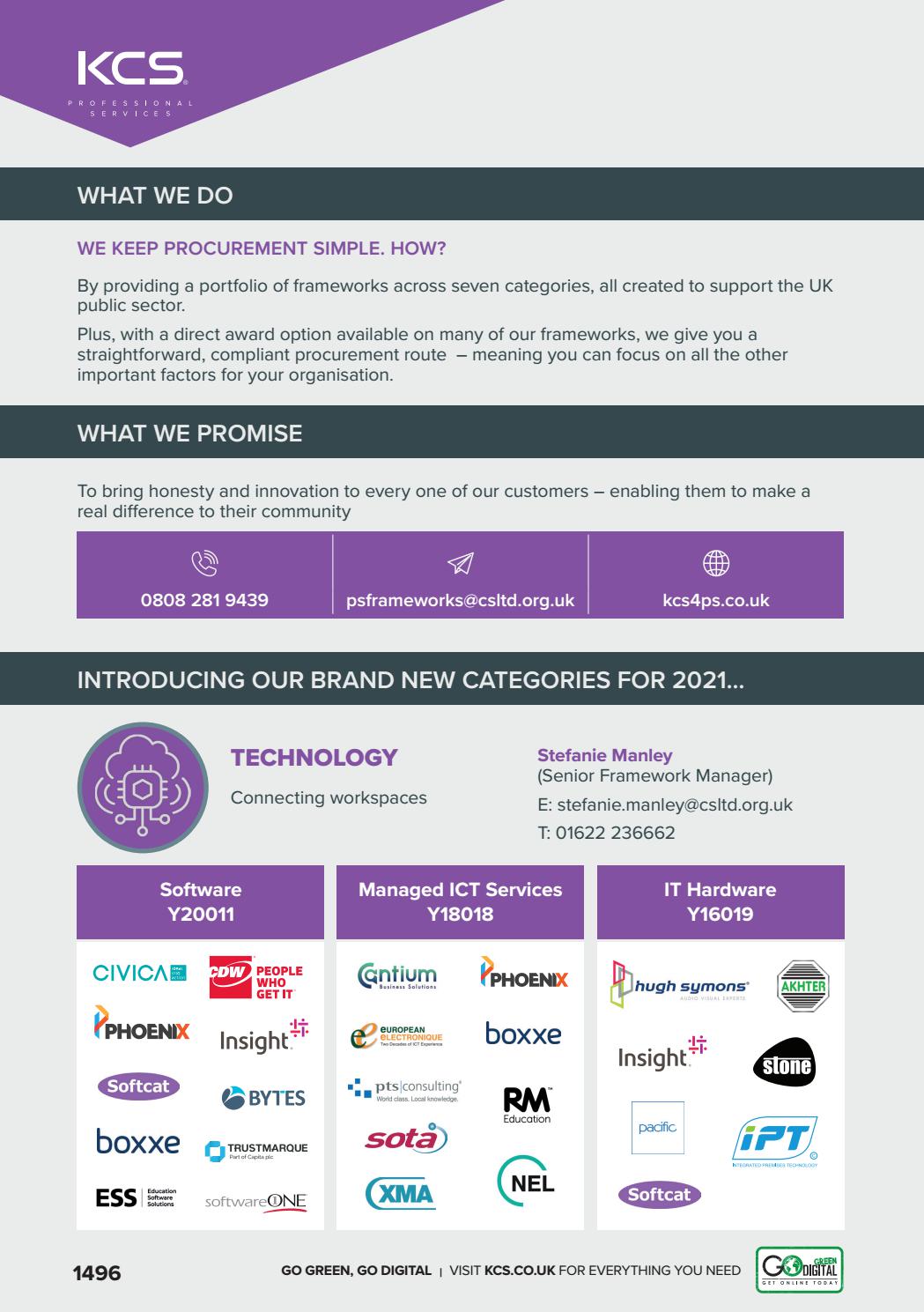 KCS Catalogue 2021-22 - Professional Services by Procurement Services ...