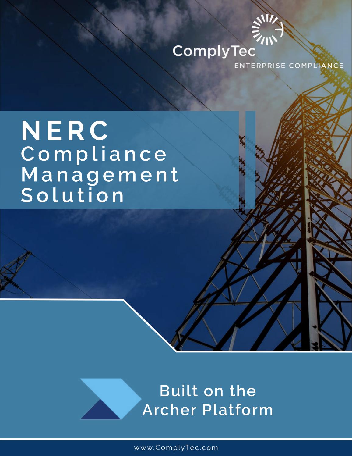 ComplyTec - NERC Compliance Solution Overview by complytec - Issuu