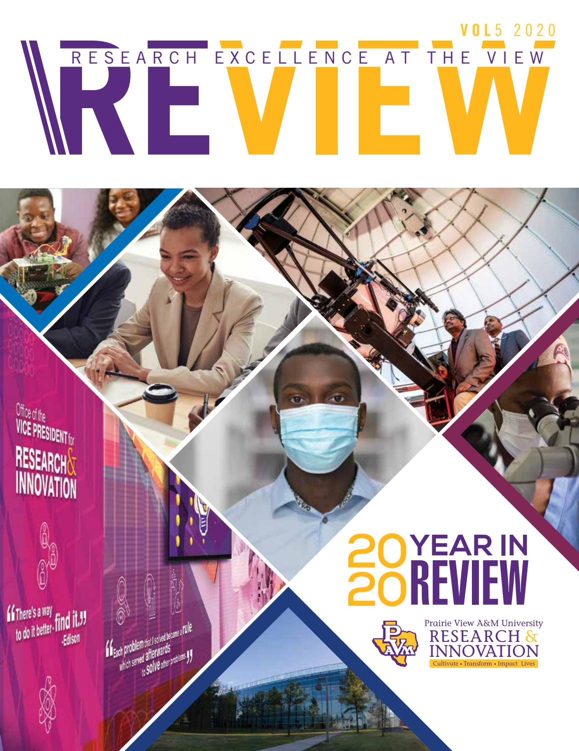 2020 Year in ReView - Research & Innovation - Prairie View A&M ...