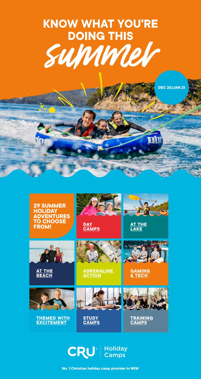 CRU Camps Summer 20/21 by CRU - The Crusader Union of Australia - Issuu