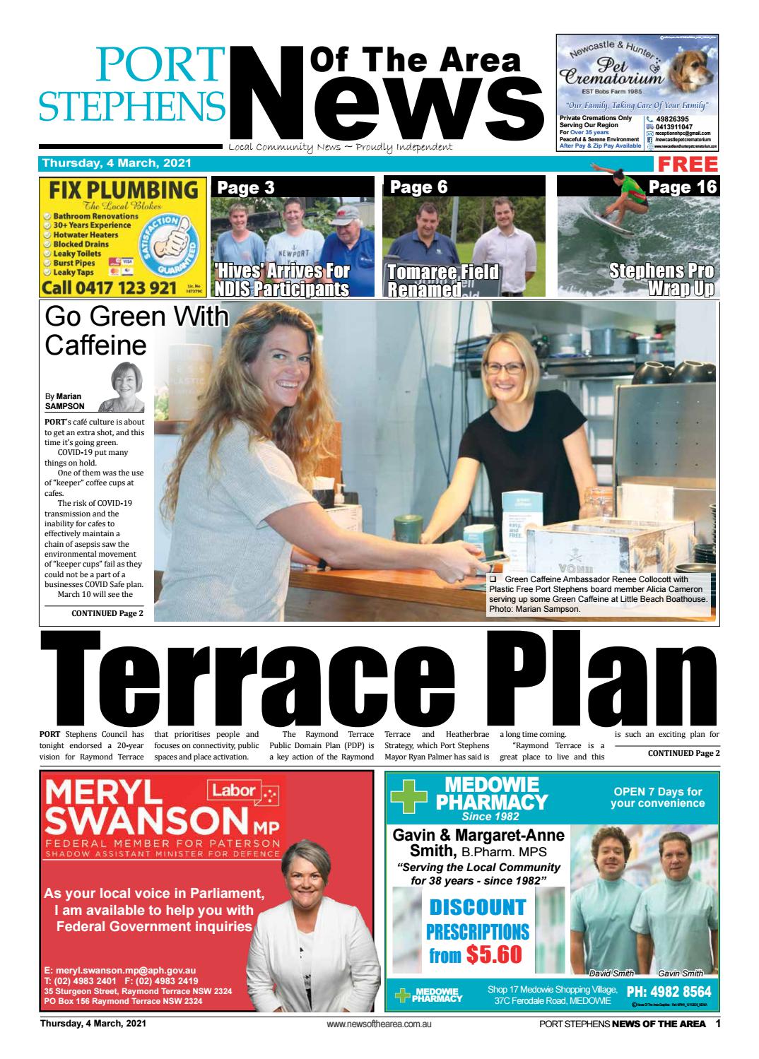 Port Stephens News Of The Area 4 March 2021 by News Of The Area - Issuu