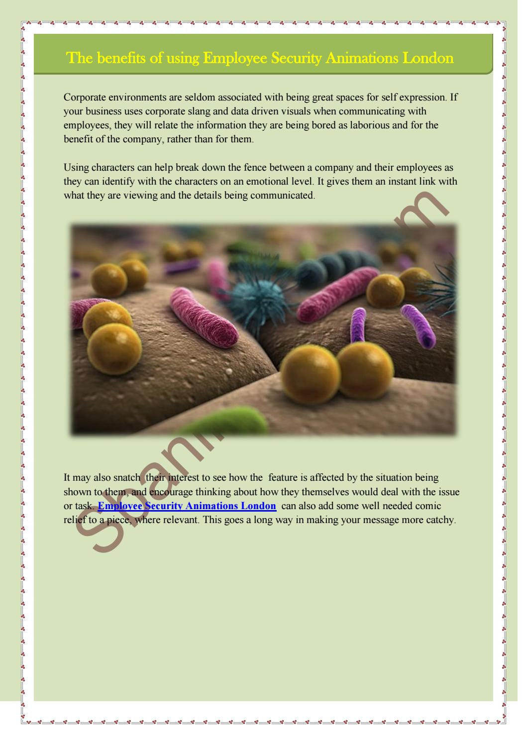 The benefits of using Employee Security Animations London by ...