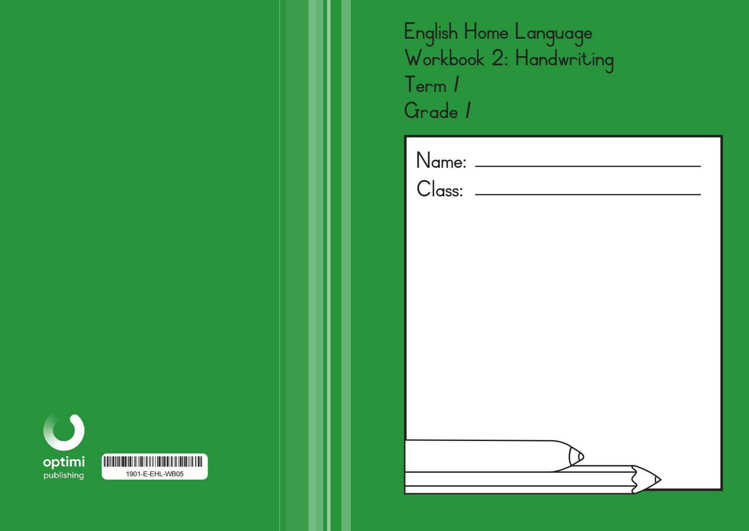 Gr 1-English Home Language-Workbook 2-Handwriting by Impaq - Issuu