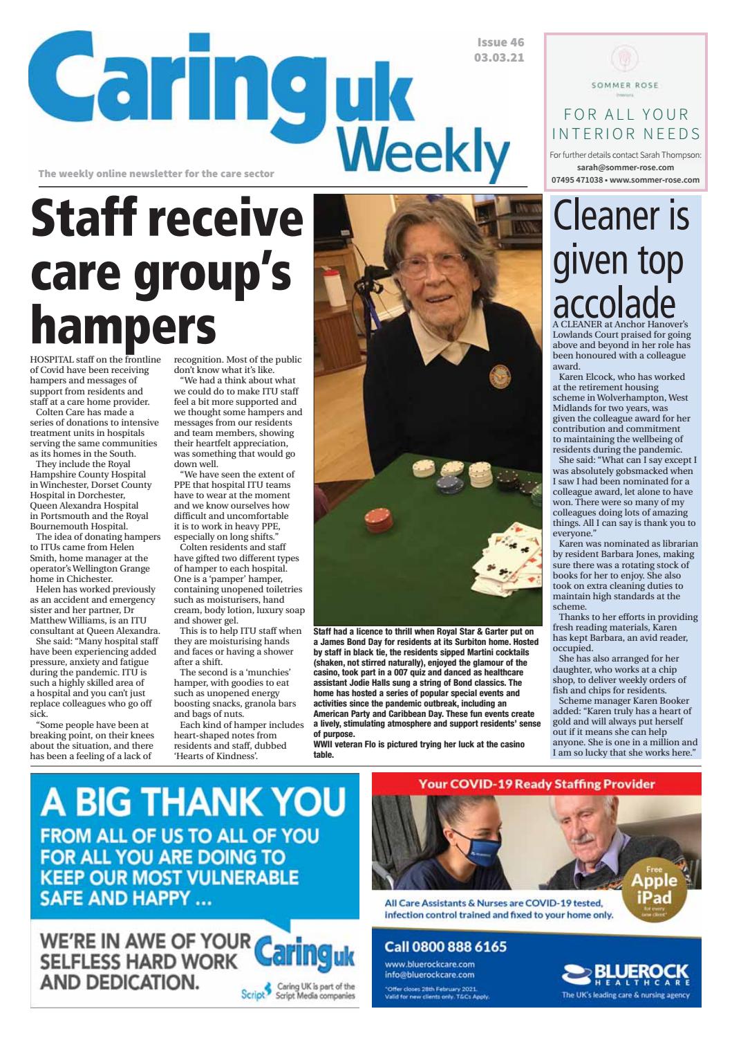 Caring UK Weekly - Issue 46 by Script Media - Issuu