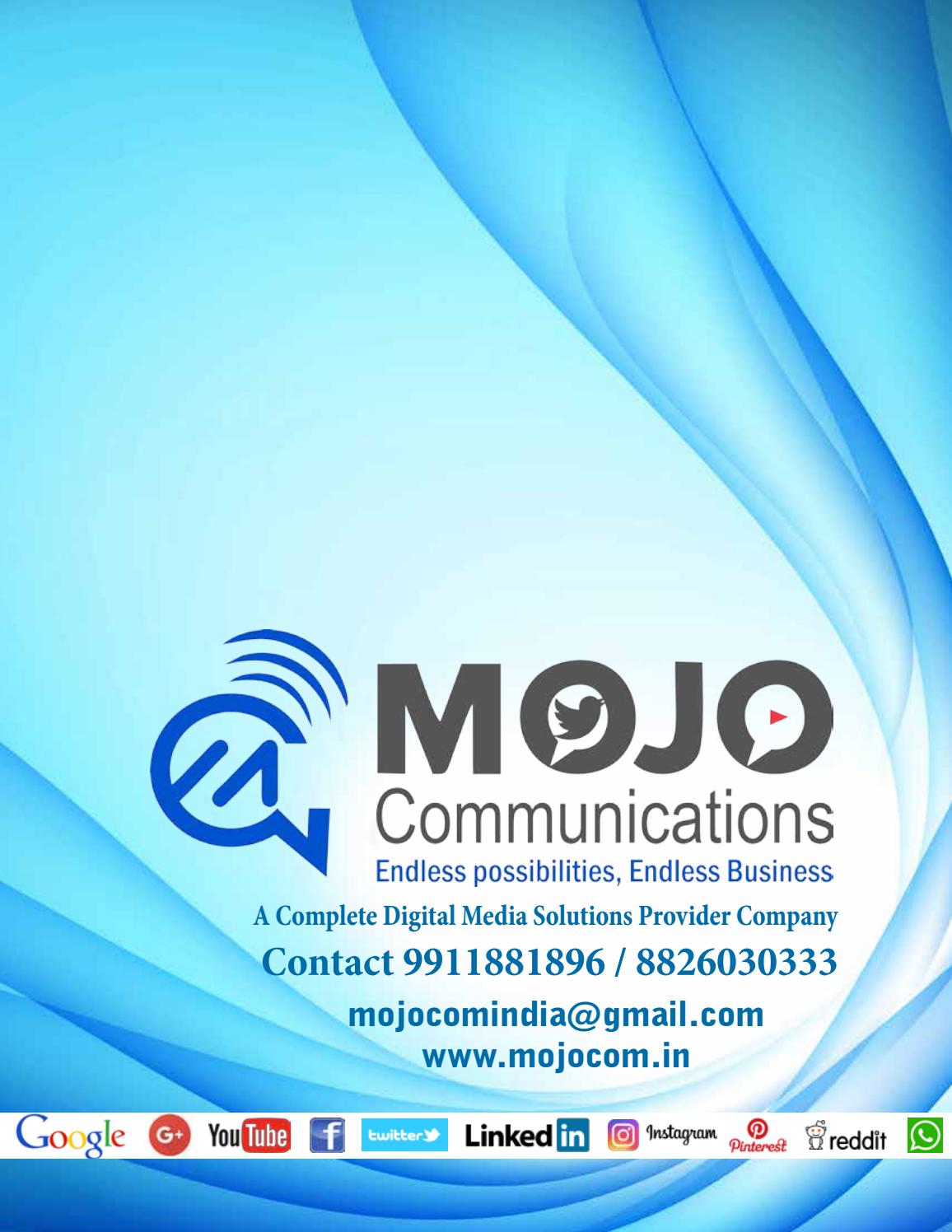Mojo Communications Profile by Mojo Communications Private Limited - Issuu