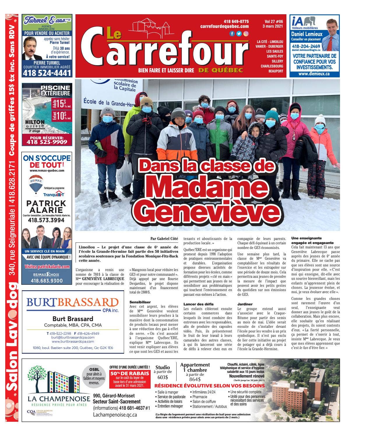 Le journal Le Carrefour du 3 mars 2021 by redaction - Issuu