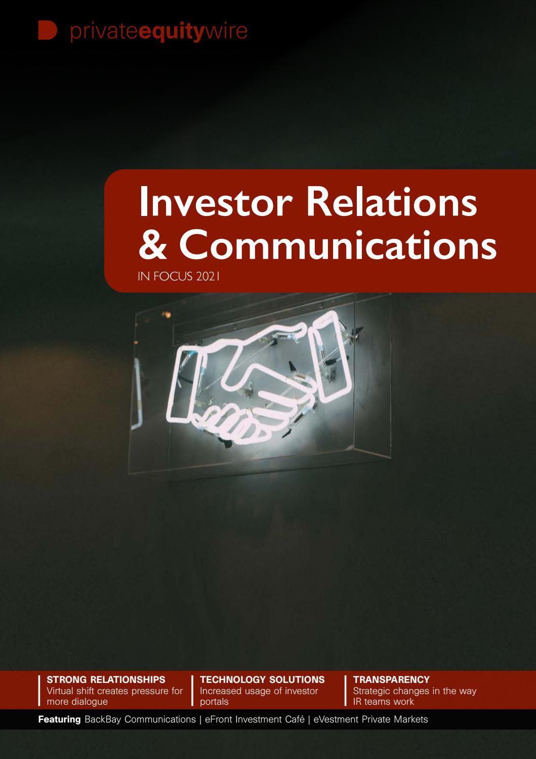Investor Relations & Communications in Focus 2021 by globalfundmedia ...