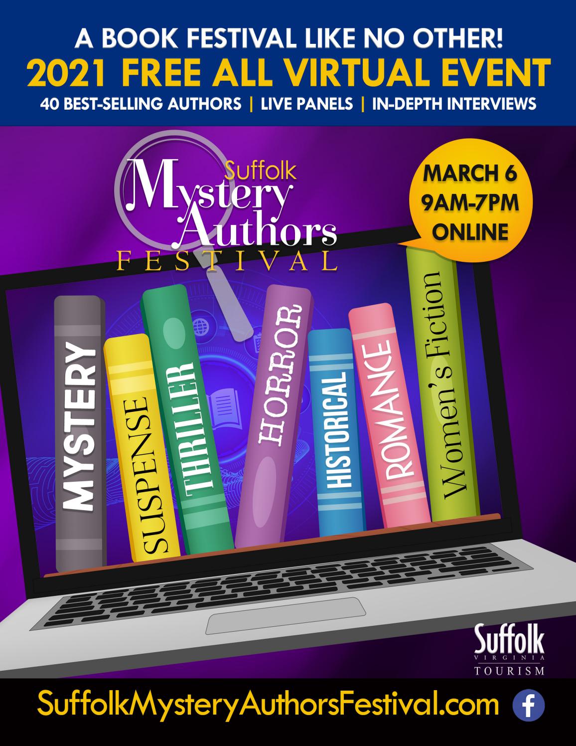 Suffolk Mystery Authors Festival 2021 Program by suffolktourism - Issuu