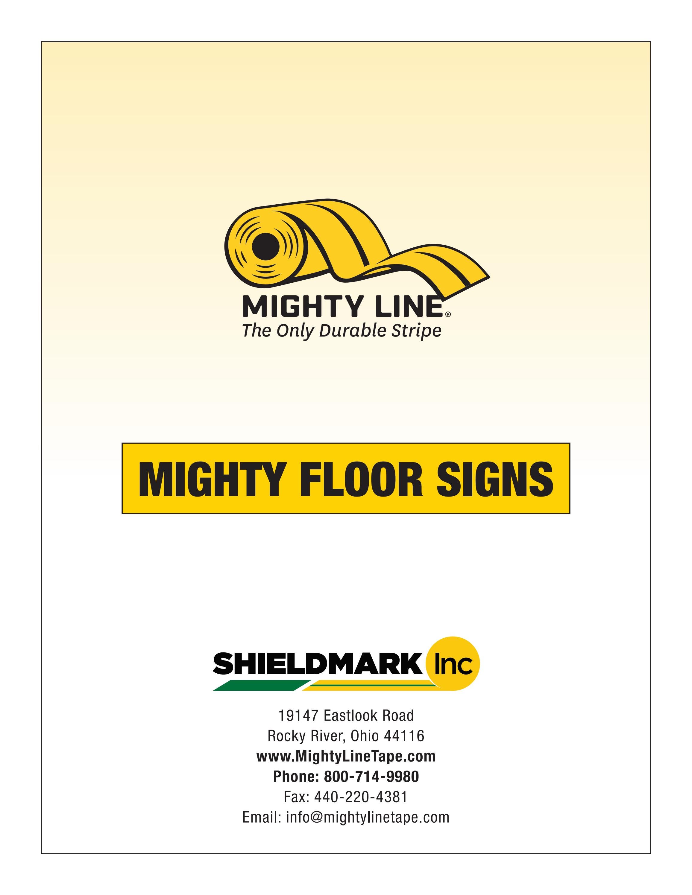 Mighty Line Floor Signs Catalog by Mighty Line Floor Tape & Floor Signs ...