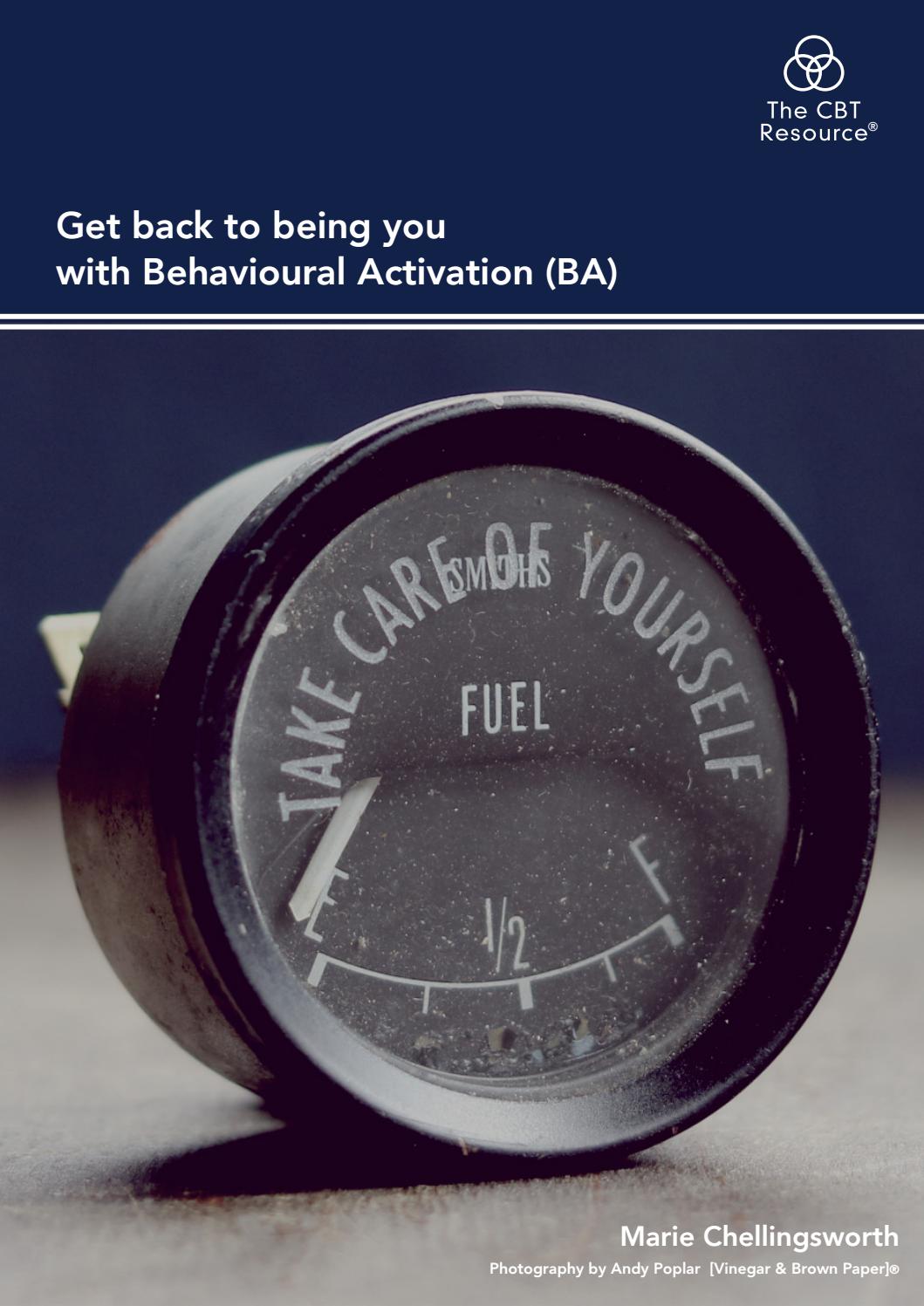 Get Back to being you with Behavioural Activation (BA) by The CBT ...