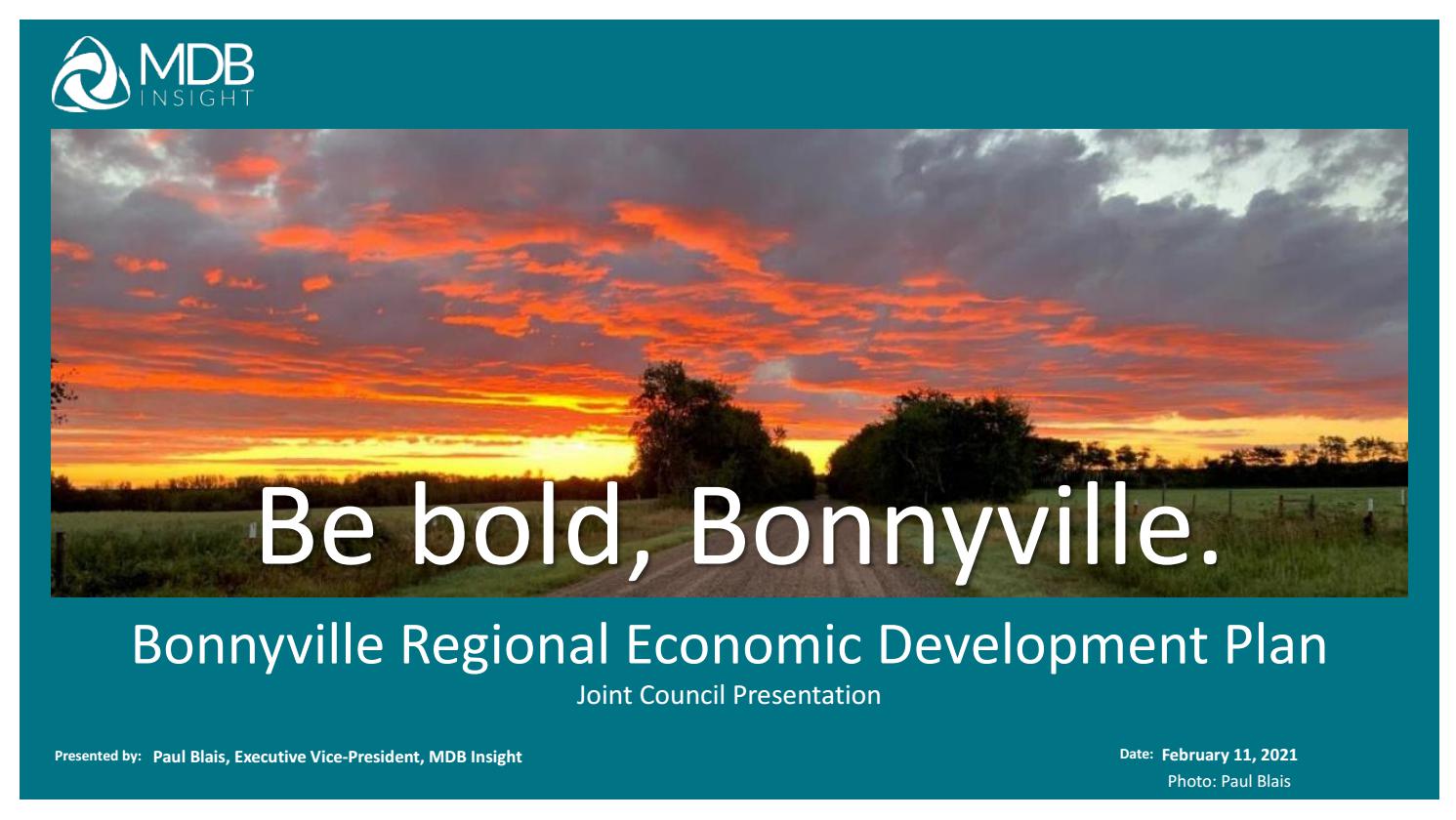 Bonnyville Regional Economic Development Plan - Council Presentation by ...