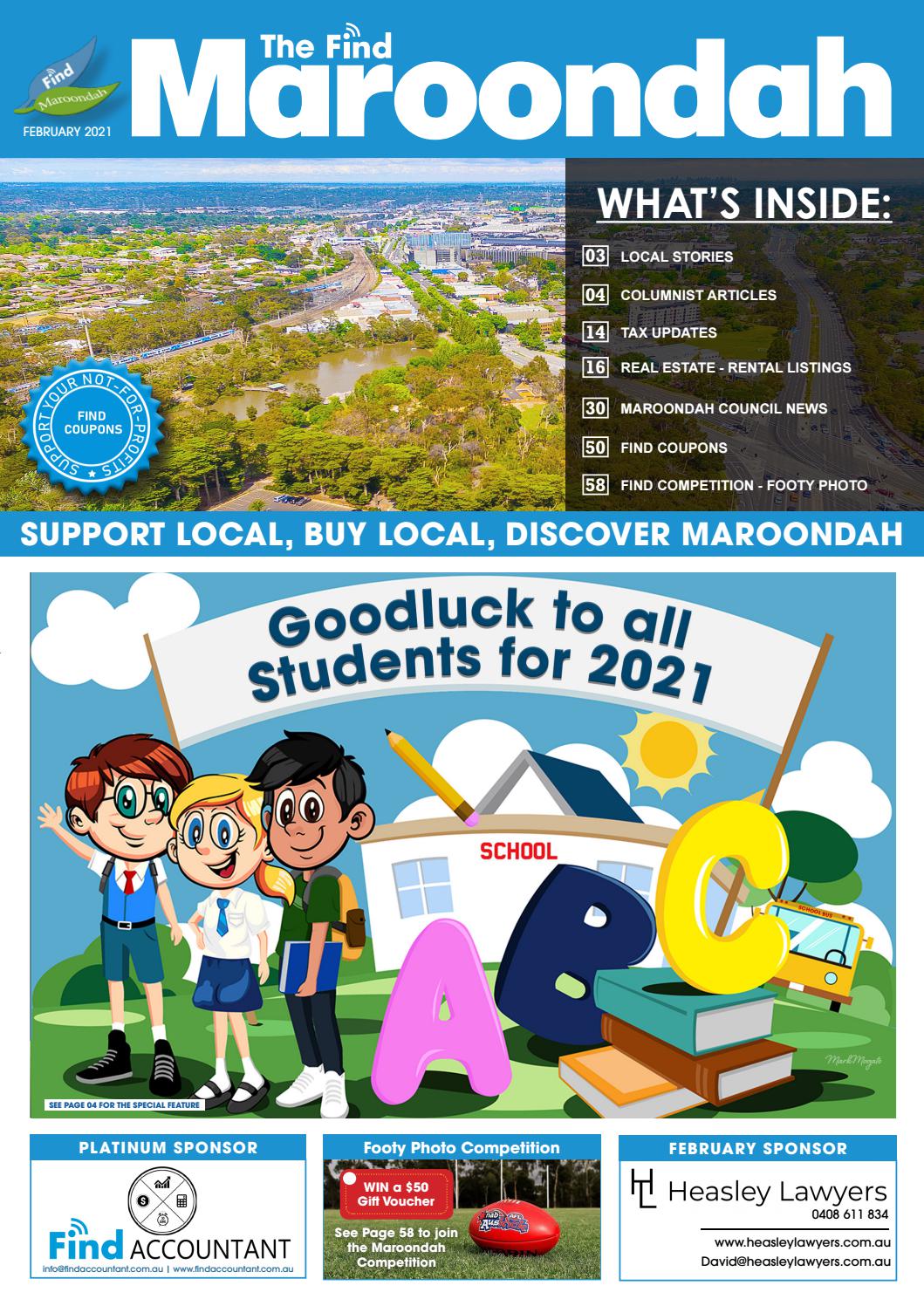 Find Maroondah - February Edition 2021 by Find - Issuu