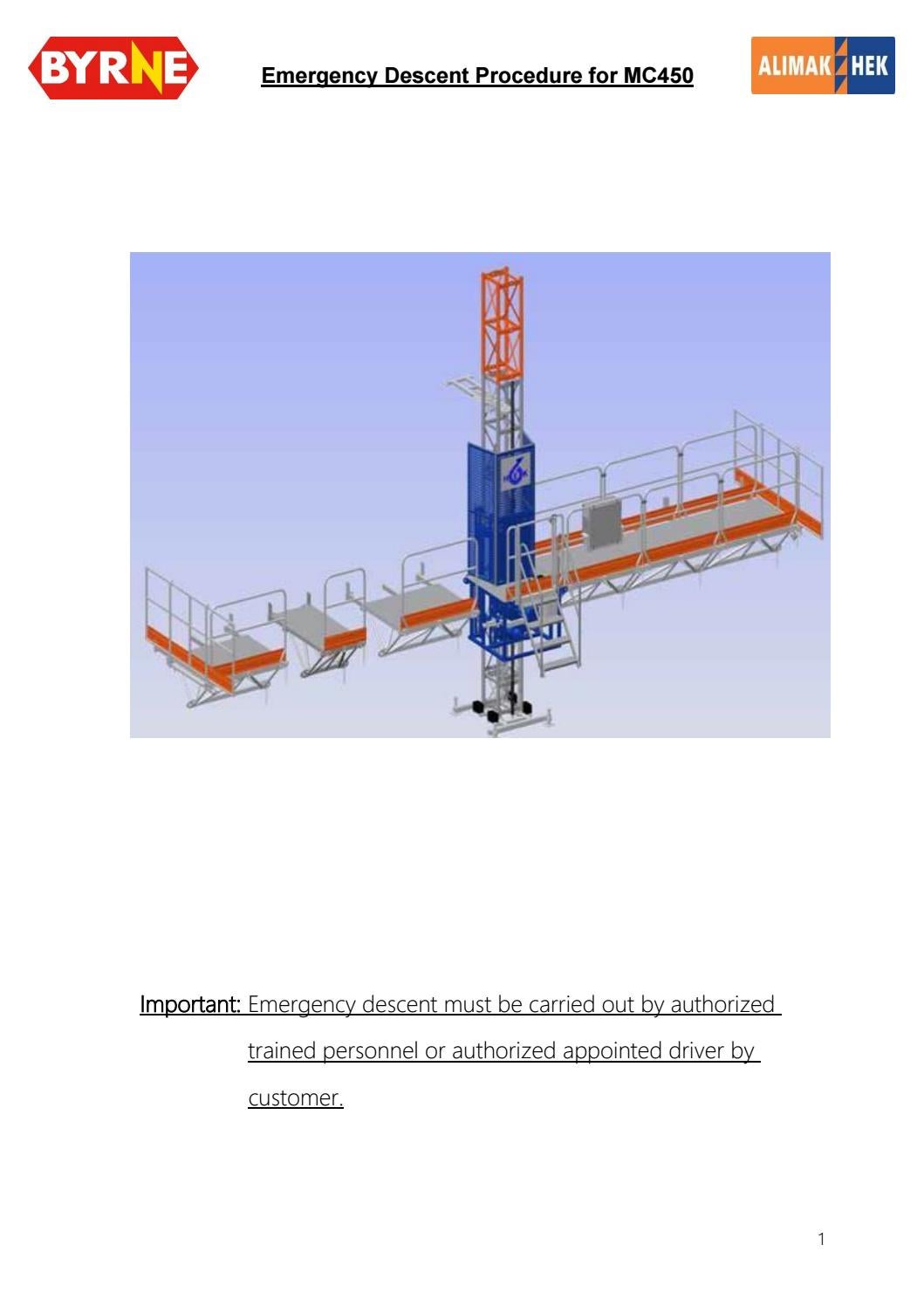 Emergency Descent Procedure by Byrne Group - Issuu