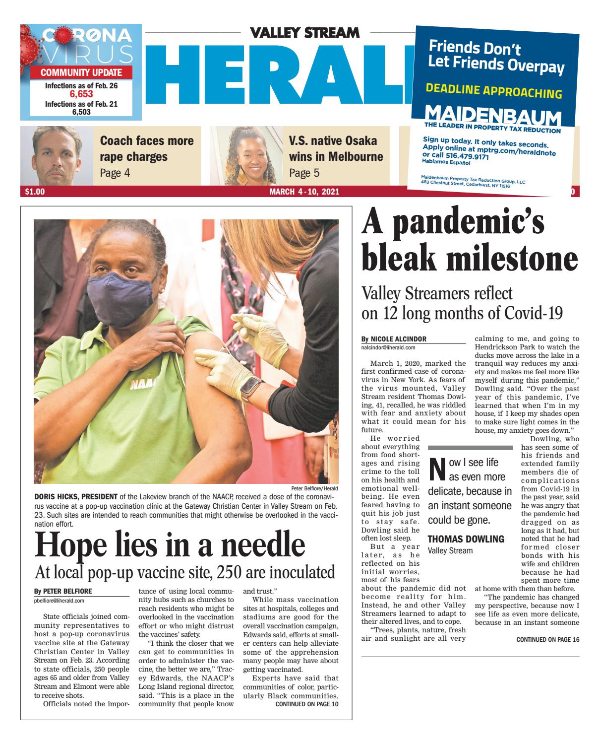 Valley Stream Herald 03-04-2021 by Richner Communications, Inc - Issuu