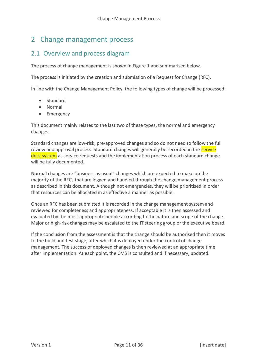 ITILST0202 Change Management Process by CertiKit Limited - Issuu