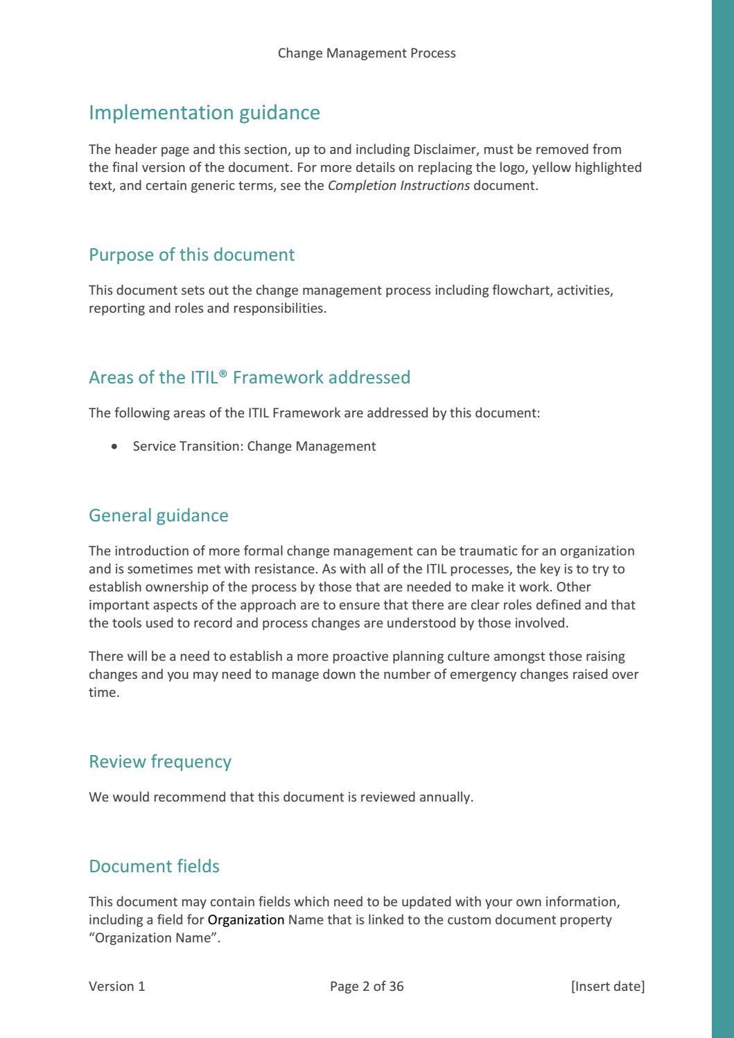 ITILST0202 Change Management Process by CertiKit Limited - Issuu
