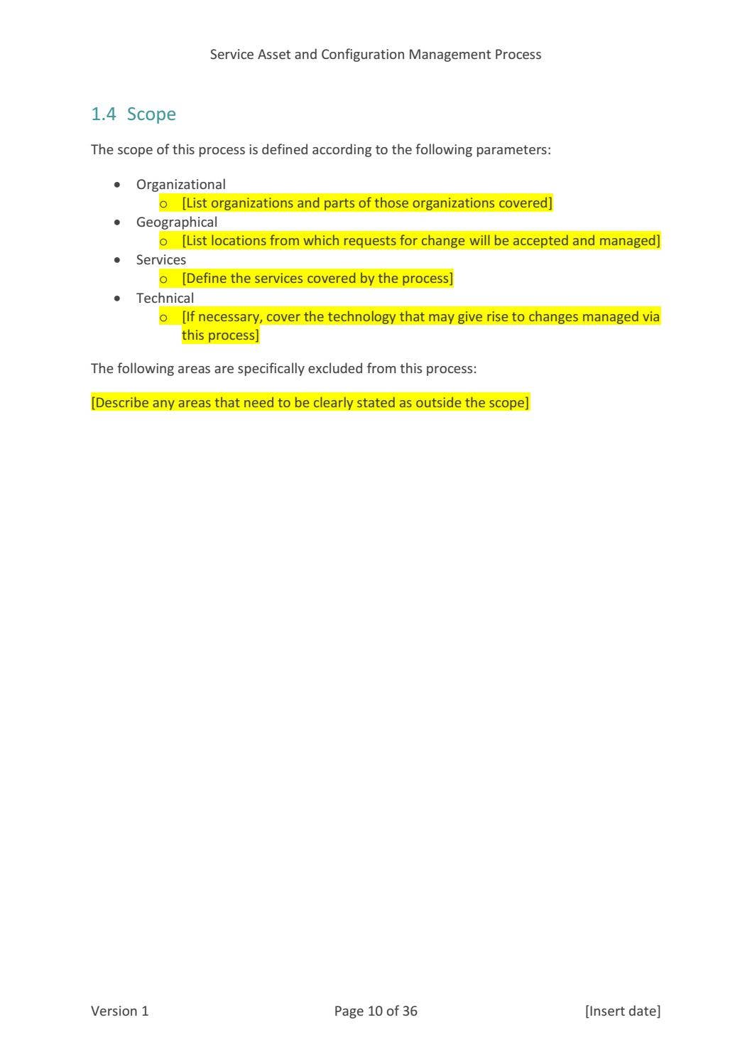 ITILST0502 Service Asset and Configuration Management Process by ...
