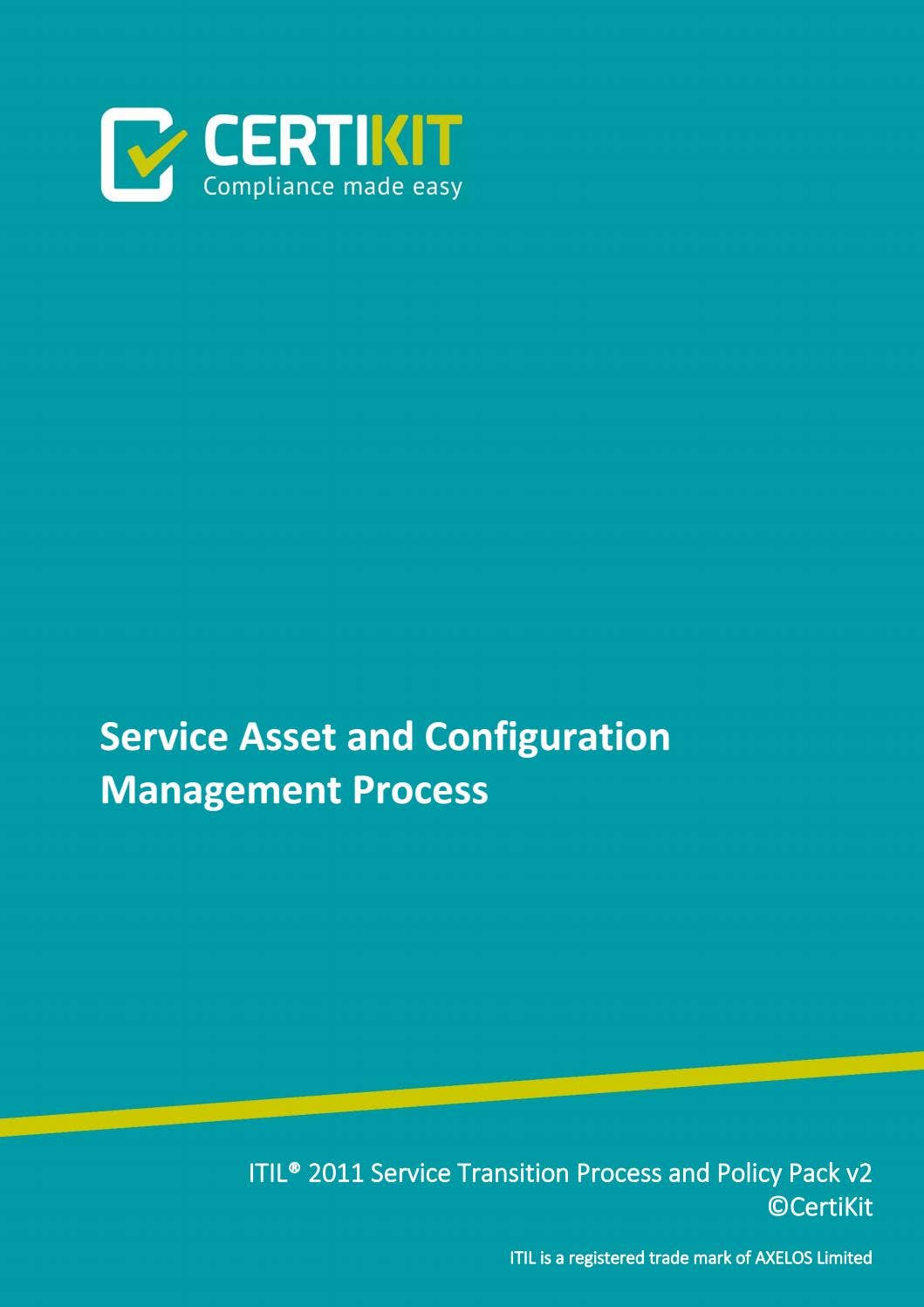 ITILST0502 Service Asset and Configuration Management Process by ...