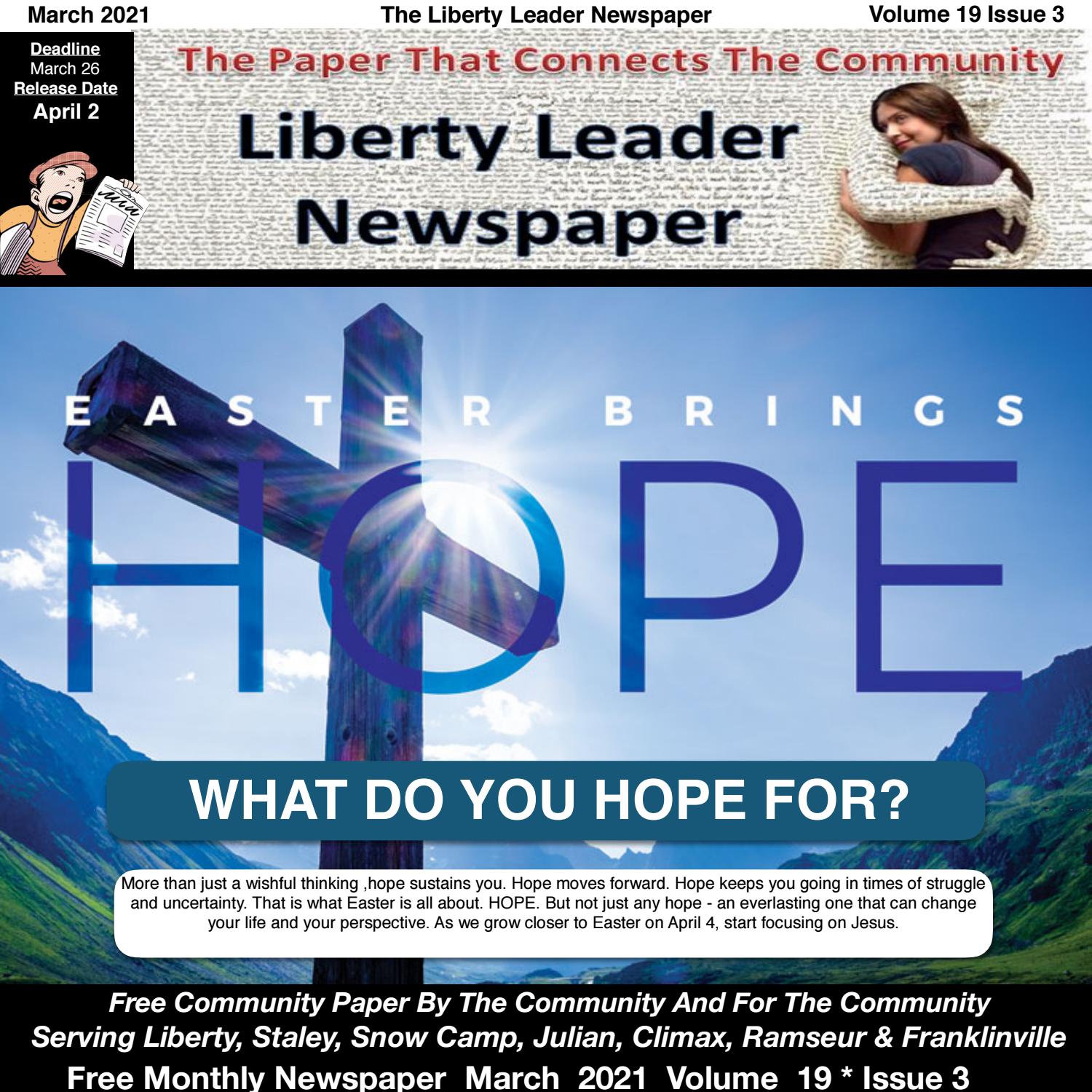 Liberty Leader Newspaper March 2021 by Kevin Bowman - Issuu