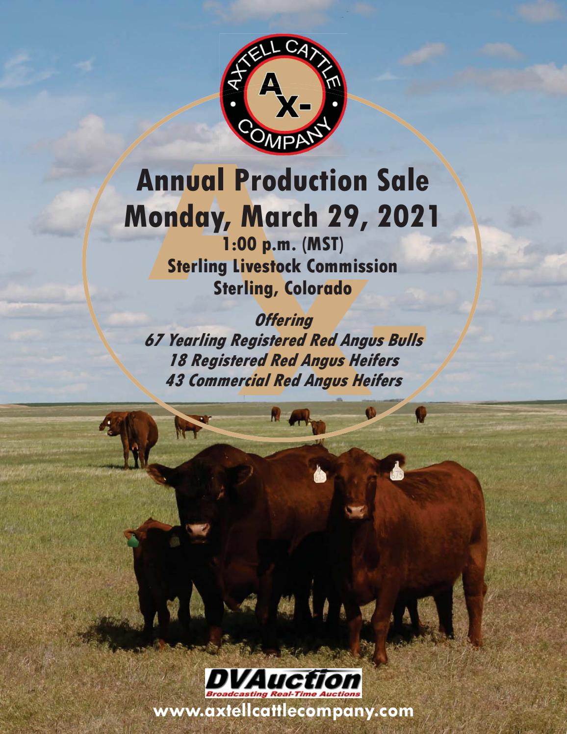 Axtell Cattle Company Annual Production Sale Catalog 2021 by ...