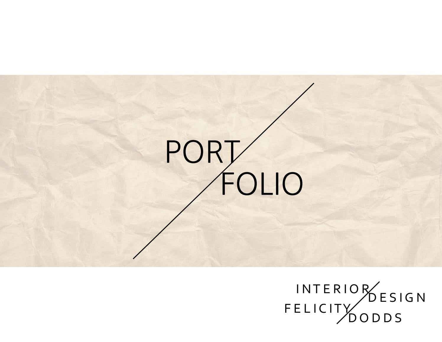 Felicity Dodds Interior Design Portfolio by Felicity Dodds - Issuu