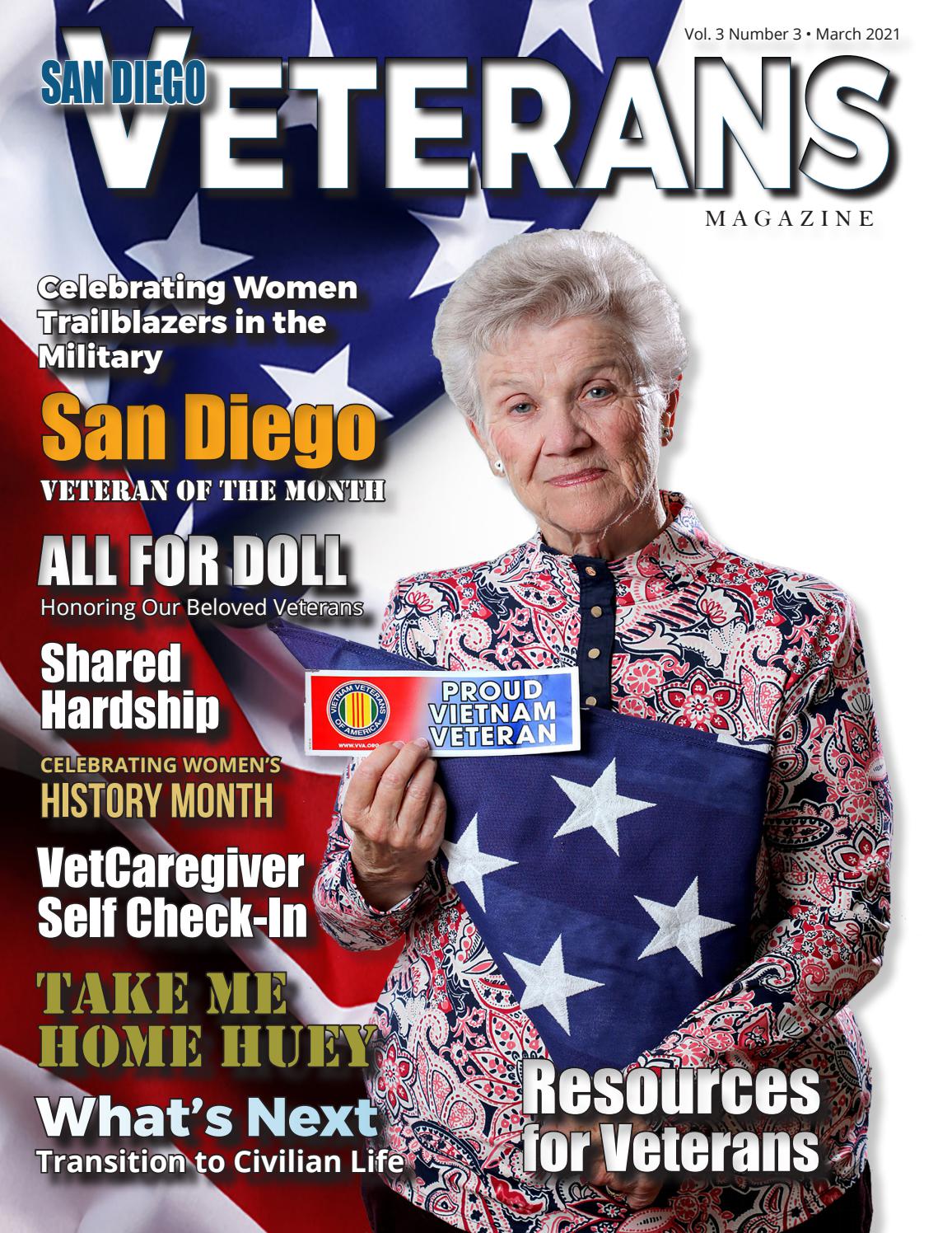 San Diego Veterans Magazine March 2021 by HOMELAND MAGAZINE - Issuu