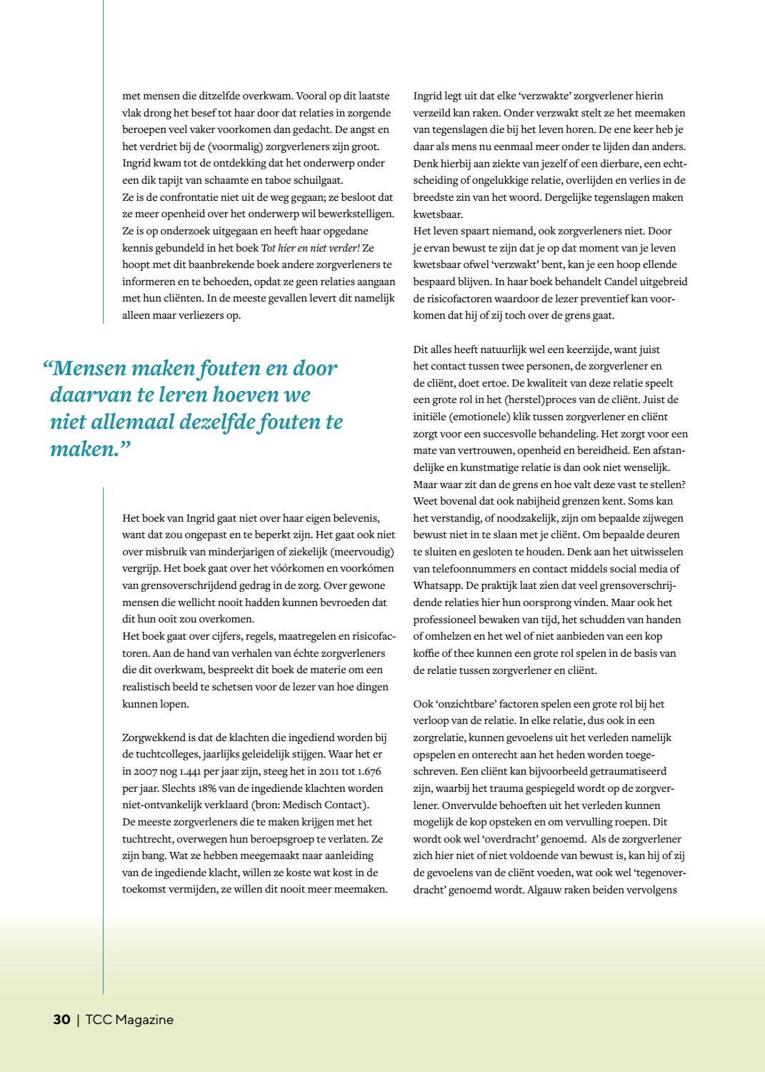 TCC Magazine editie 1-2021 by Inspired Publishing - Issuu