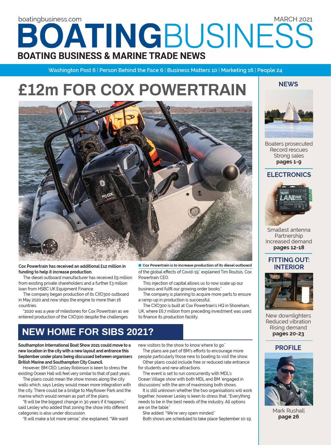 Boating Business March 2021 by Mercator Media - Issuu