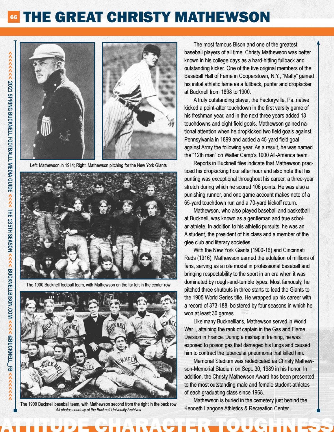 2021 Spring Bucknell Football Media Guide by Bucknell University - Issuu