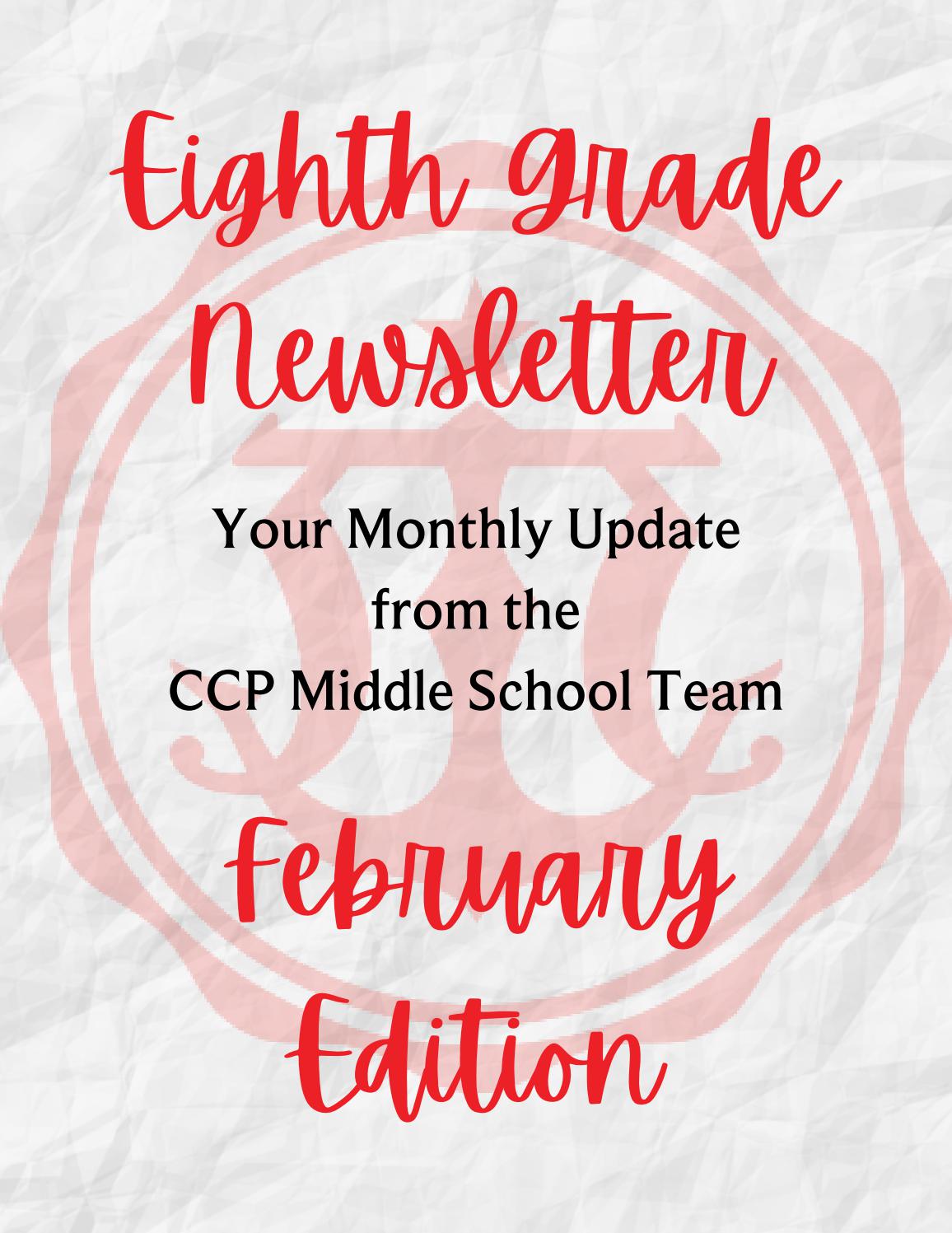 Eighth Grade Newsletter - February 2021 by Chaminade College ...