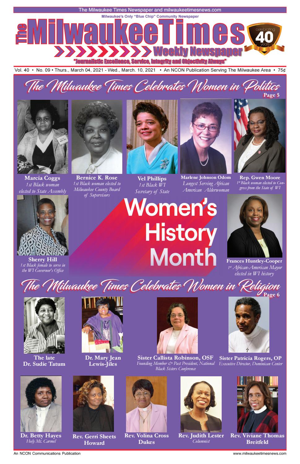 The Milwaukee Times Weekly Newspaper Digital Edition Issue March 4 ...