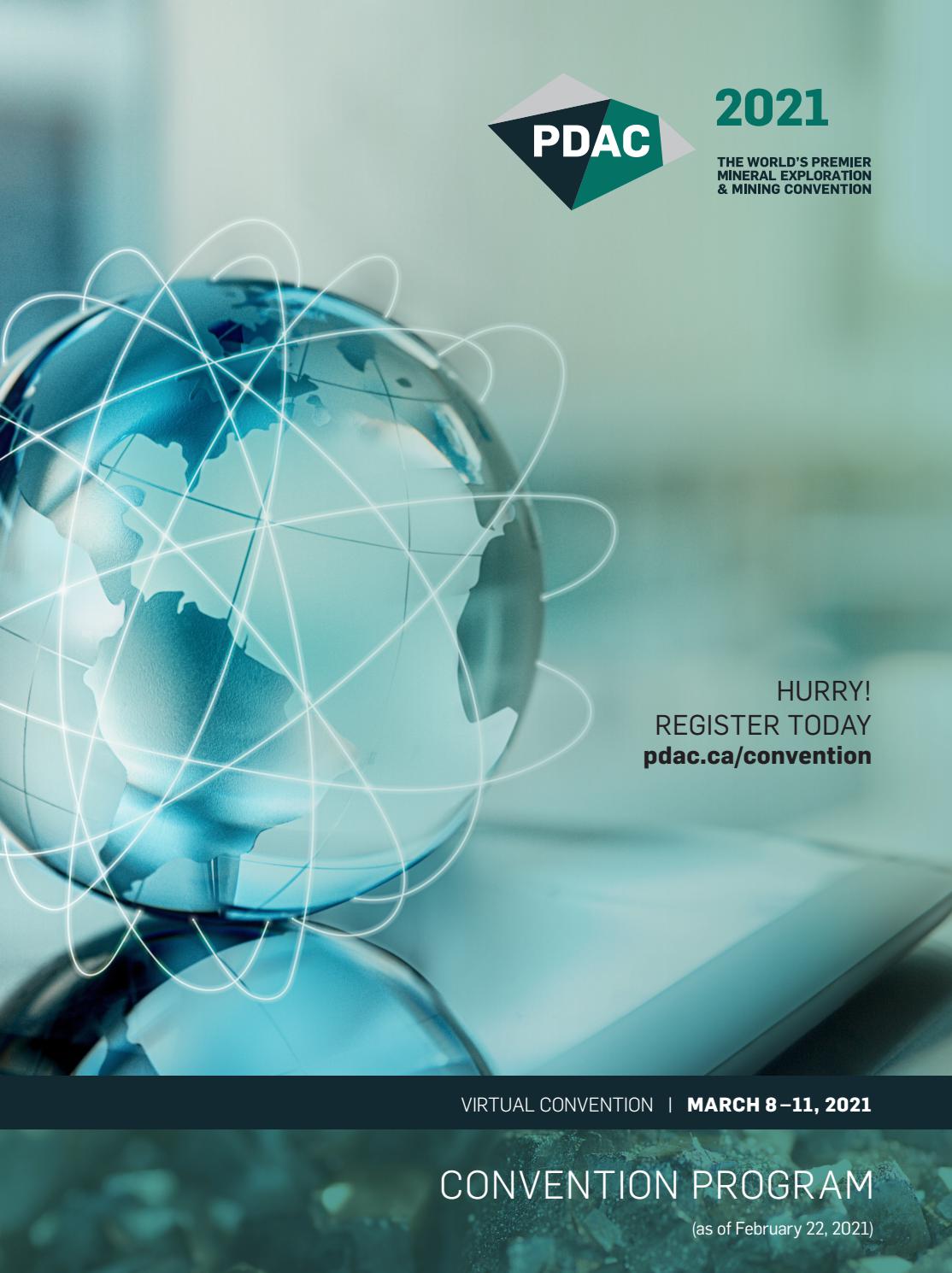 PDAC 2021 Convention Program by pdac - Issuu