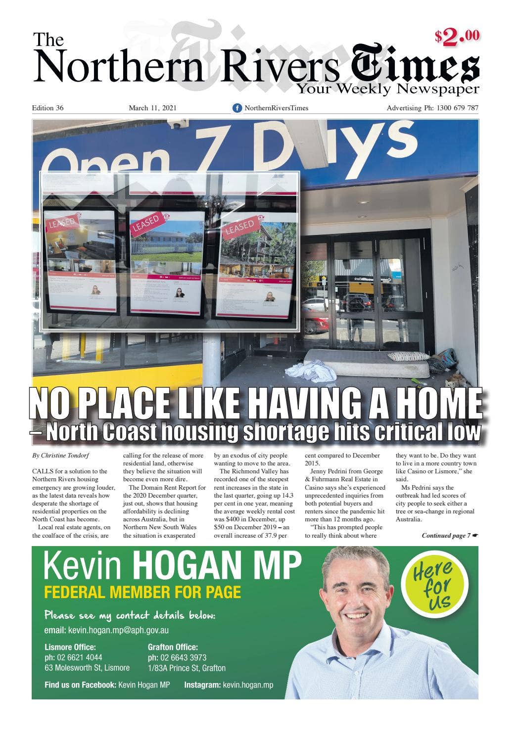 The Northern Rivers Times Edition 36 by The Northern Rivers Times - Issuu
