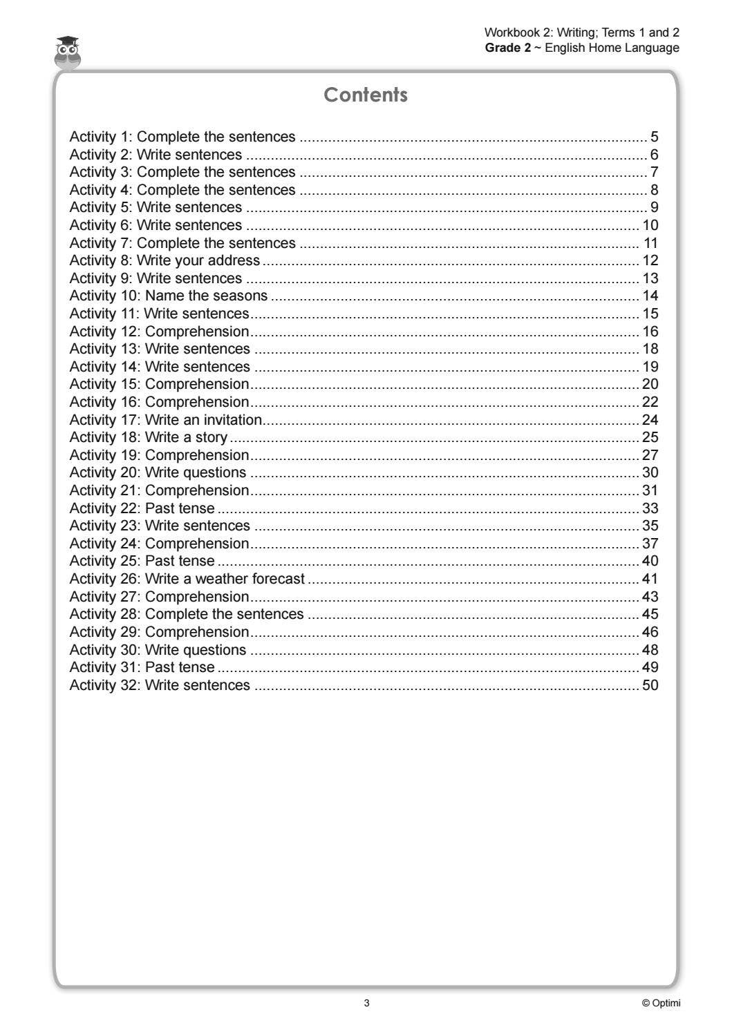 Gr 2-English Home Language-Workbook 2 - Writing by Impaq - Issuu