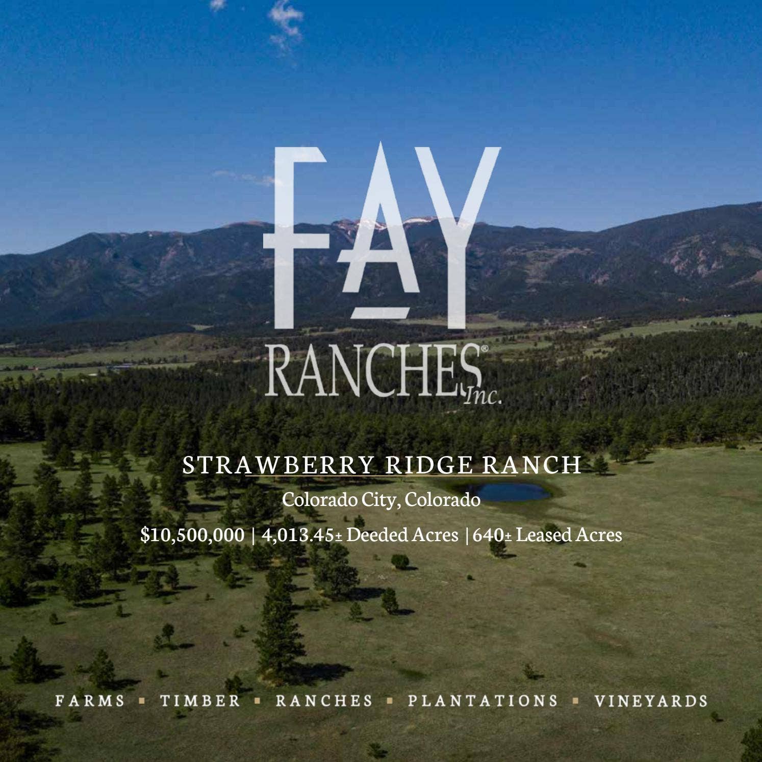 SOLD | Strawberry Ridge Ranch | Fay Ranches by Fay Ranches - Issuu