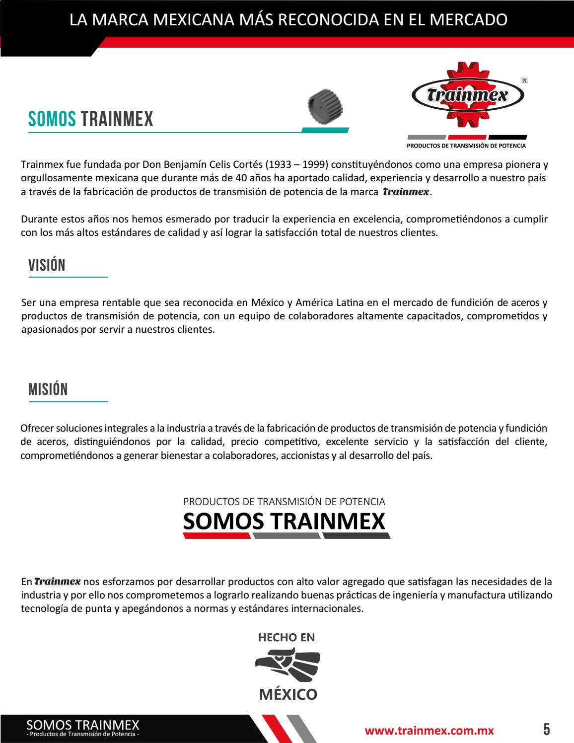TABLILLAS SERIE 800 TRAINMEX by TRAINMEX - Issuu