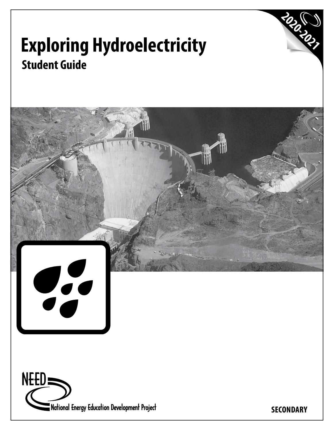 Exploring Hydroelectricity Student Guide by NEED Project - Issuu
