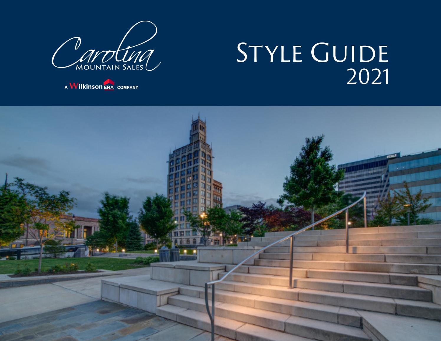 CMS Style Guide 2021 by ERA Live Moore Real Estate and our family of ...
