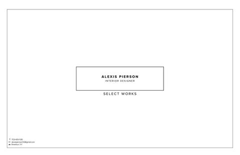 Alexis Pierson Select Works by Alexis Pierson - Issuu