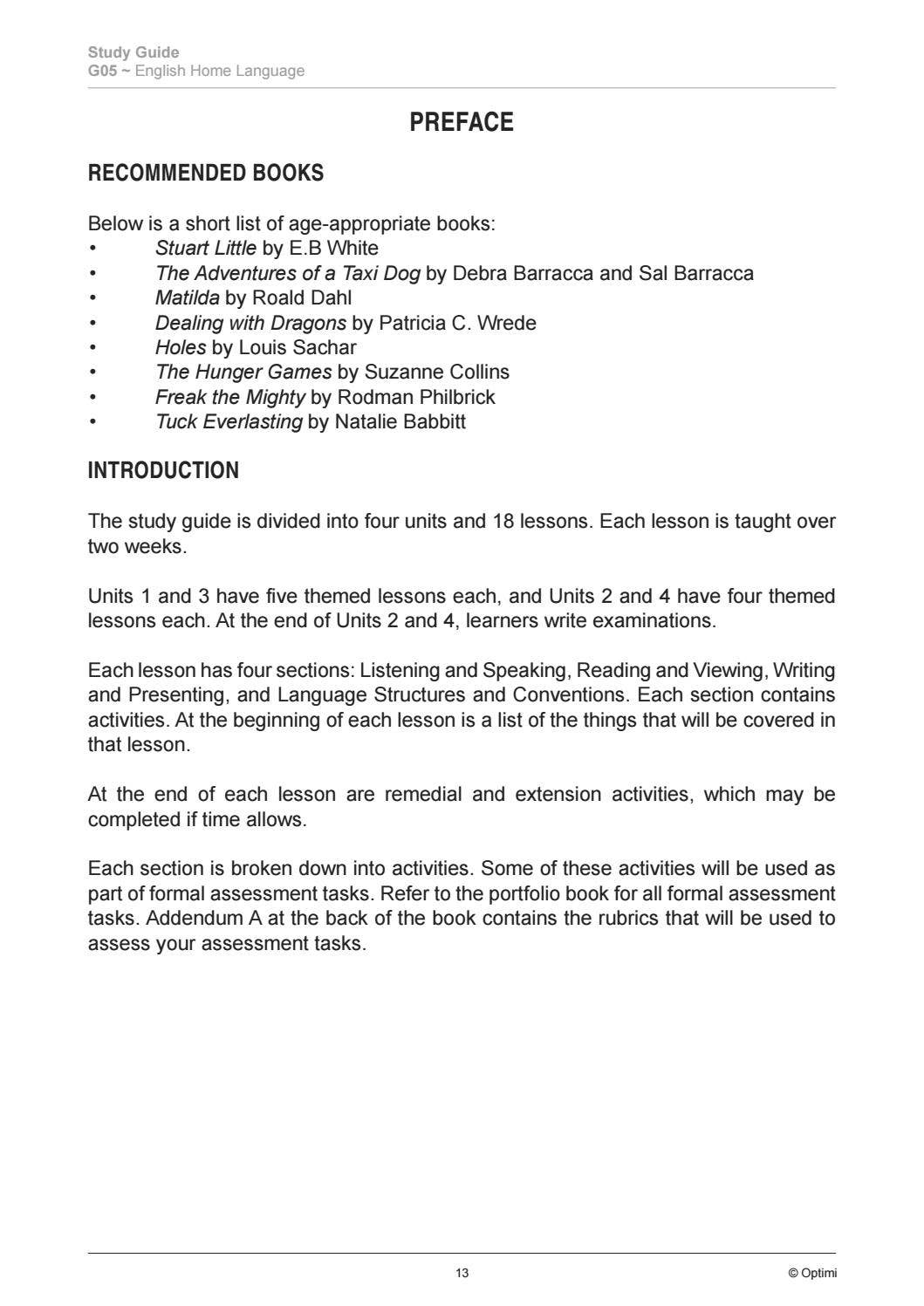 Gr 5-English Home Language-Study Guide by Impaq - Issuu