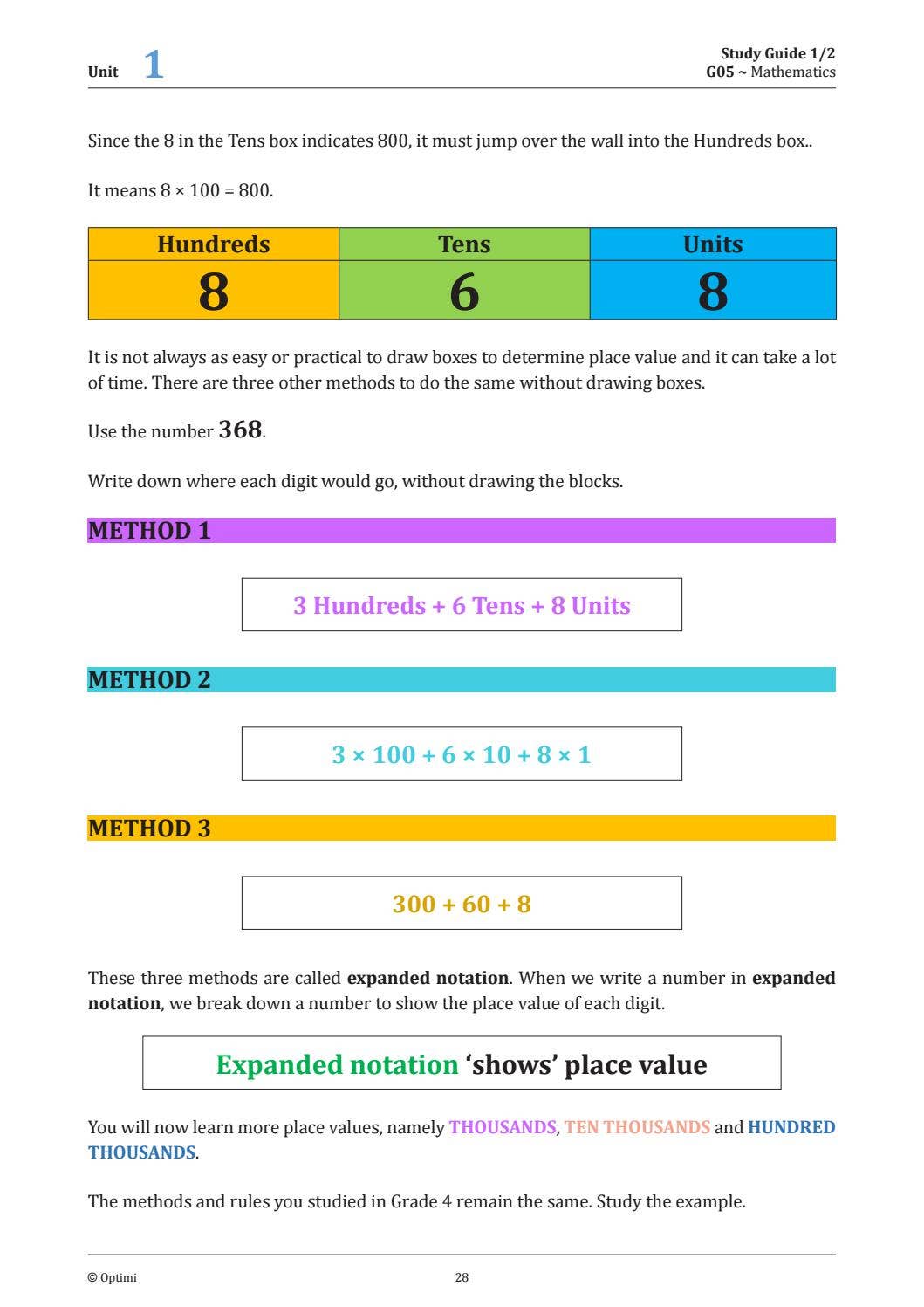 Gr 5-Mathematics-Study Guide 1 by Impaq - Issuu
