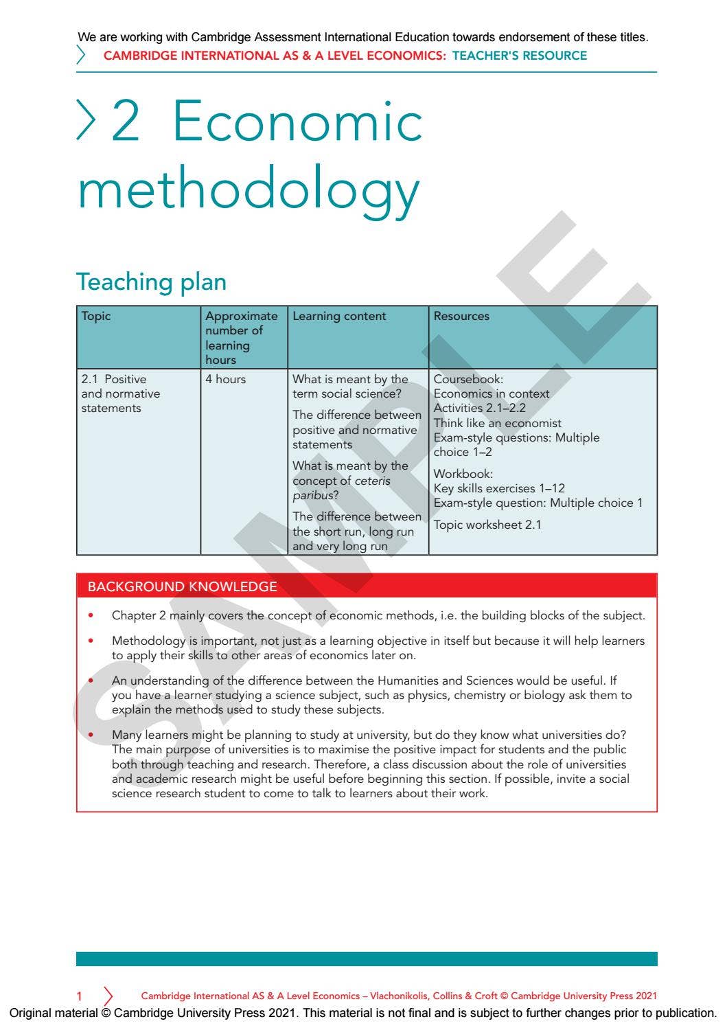 Economics COURSEBOOK Sample by Cambridge International Education - Issuu