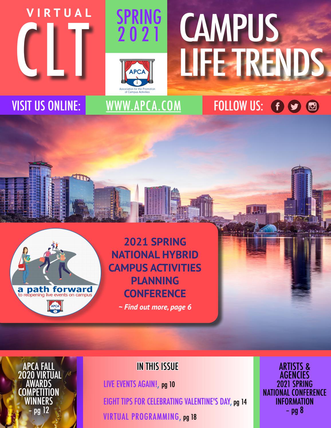 2021 SPRING CAMPUS LIFE TRENDS (CLT) MAGAZINE by The Association for ...