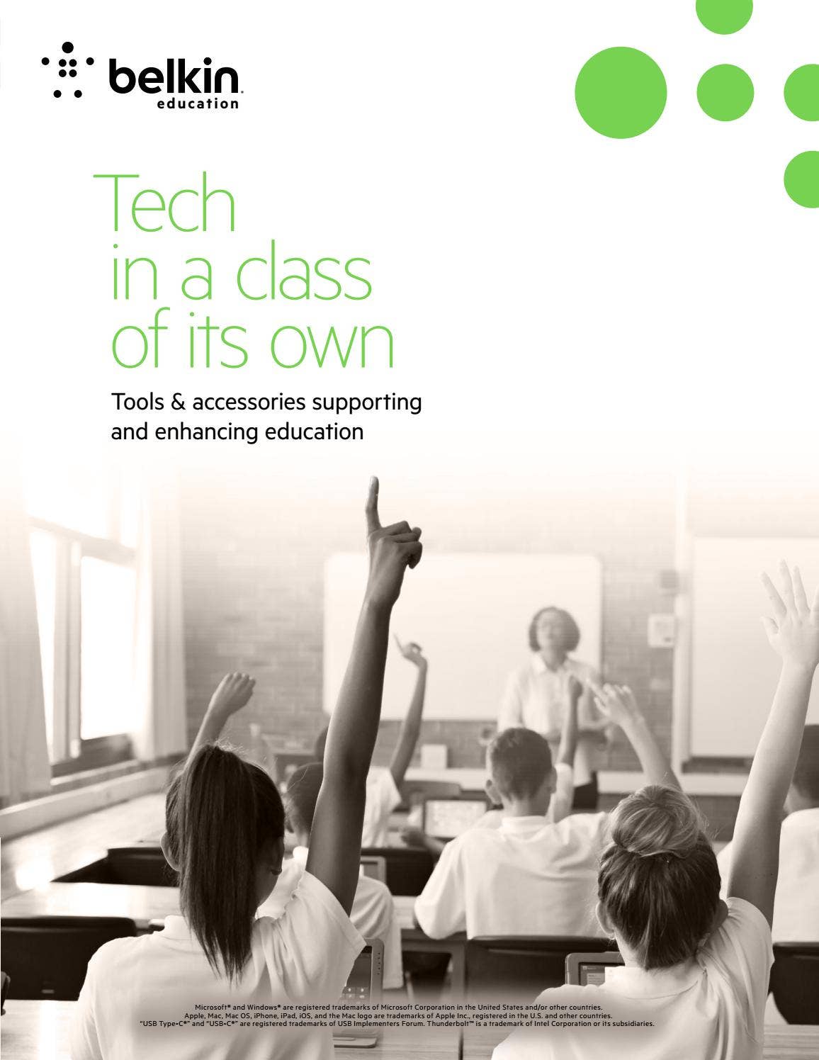 Tech In A Class of It's Own Flyer by Belkin - Issuu