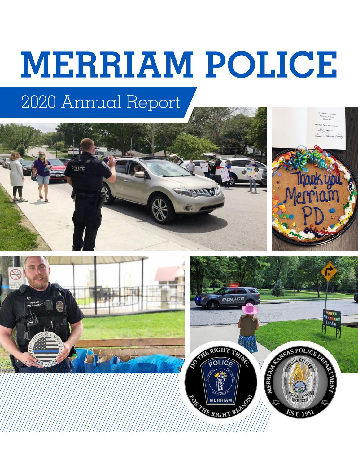 Merriam Police Annual Report, 2020 by City of Merriam, Kansas - Issuu